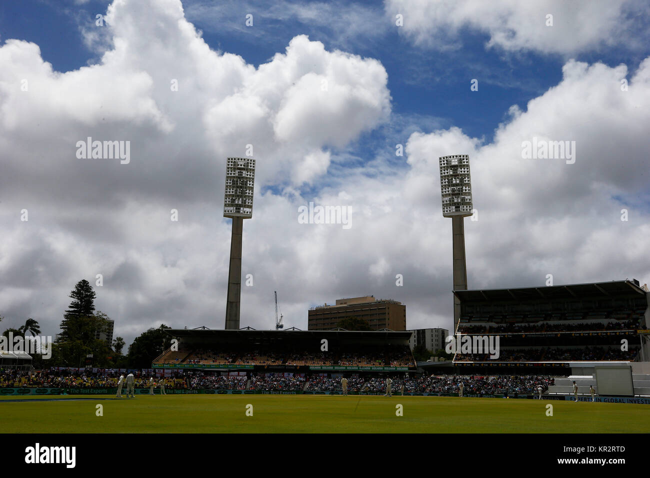 General view during day five of the Ashes Test match at the WACA Ground ...