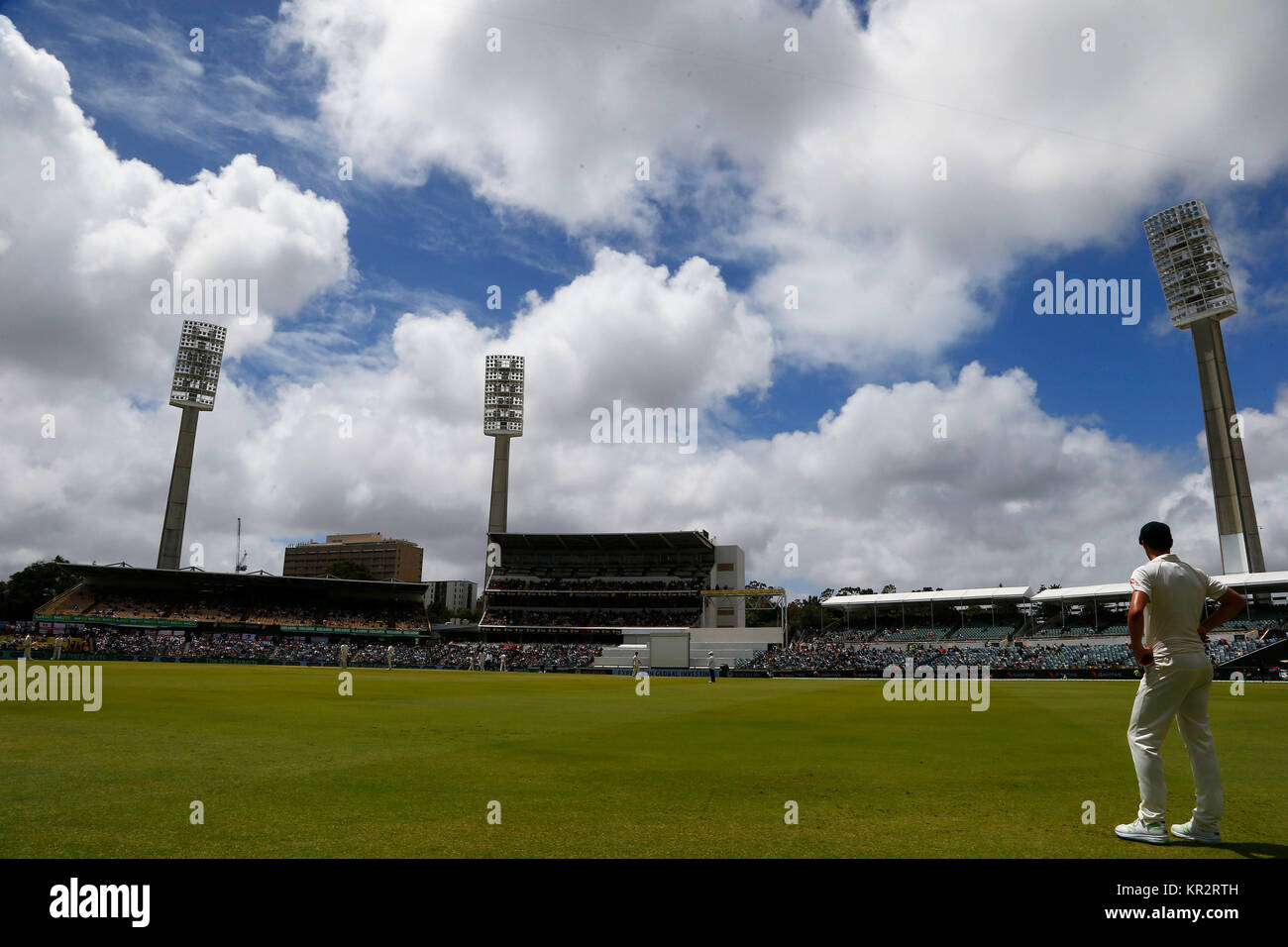 General view during day five of the Ashes Test match at the WACA Ground ...