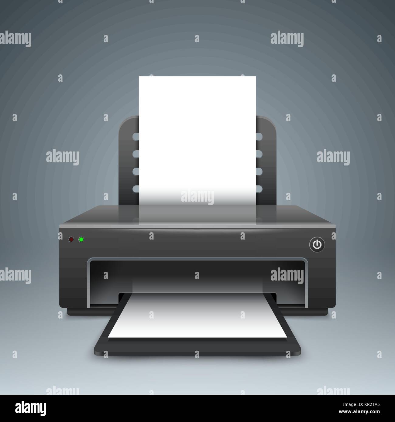 Illustration laser printer paper hi-res stock photography and images ...