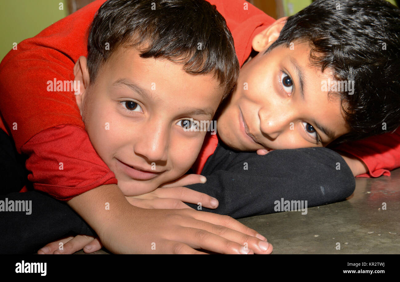 Two happy friends Stock Photo - Alamy