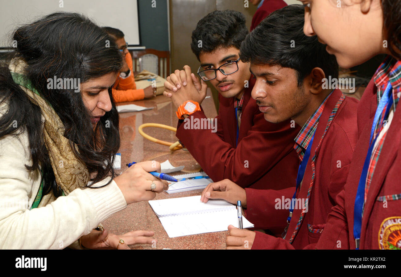 Students indian lecture hi-res stock photography and images - Alamy