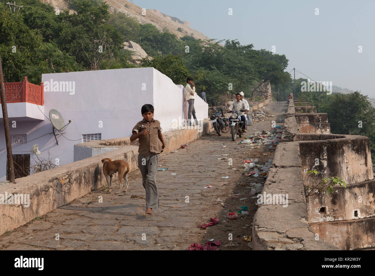 Indian street scene hi-res stock photography and images - Alamy
