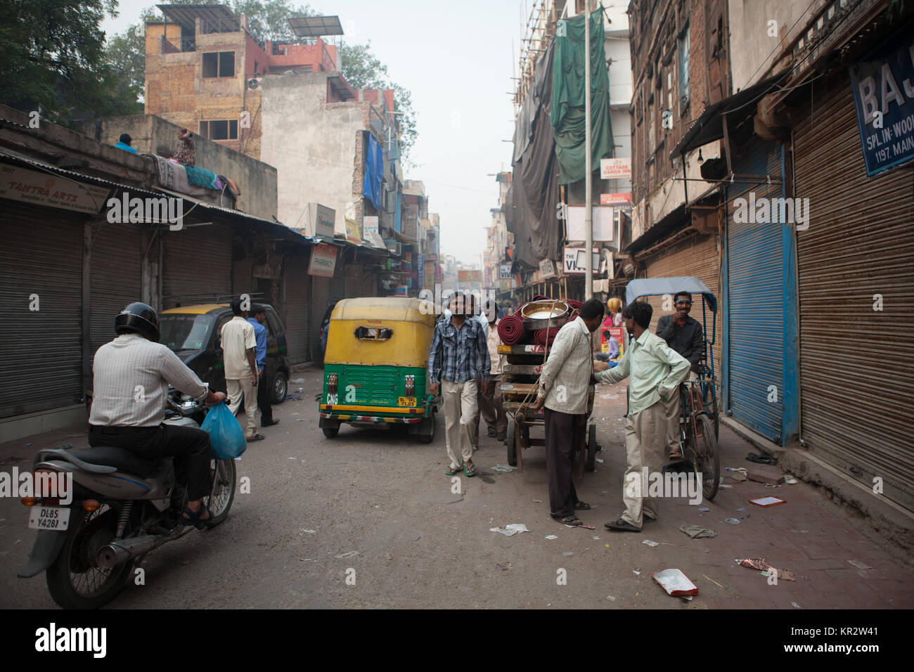 Indian street scene, Rajasthan Stock Photo - Alamy