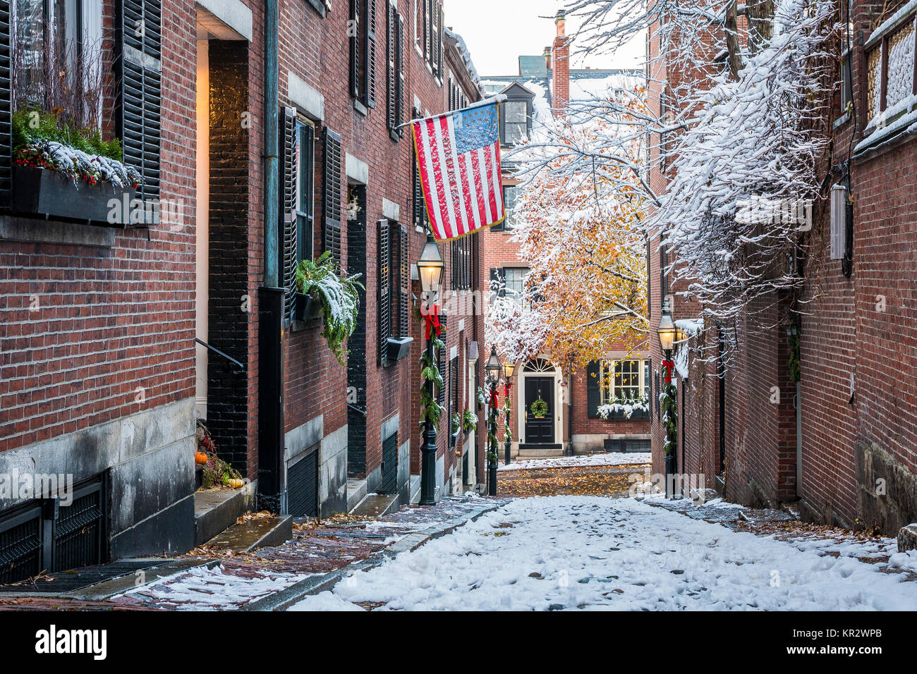 Back bay boston snow hi-res stock photography and images - Alamy