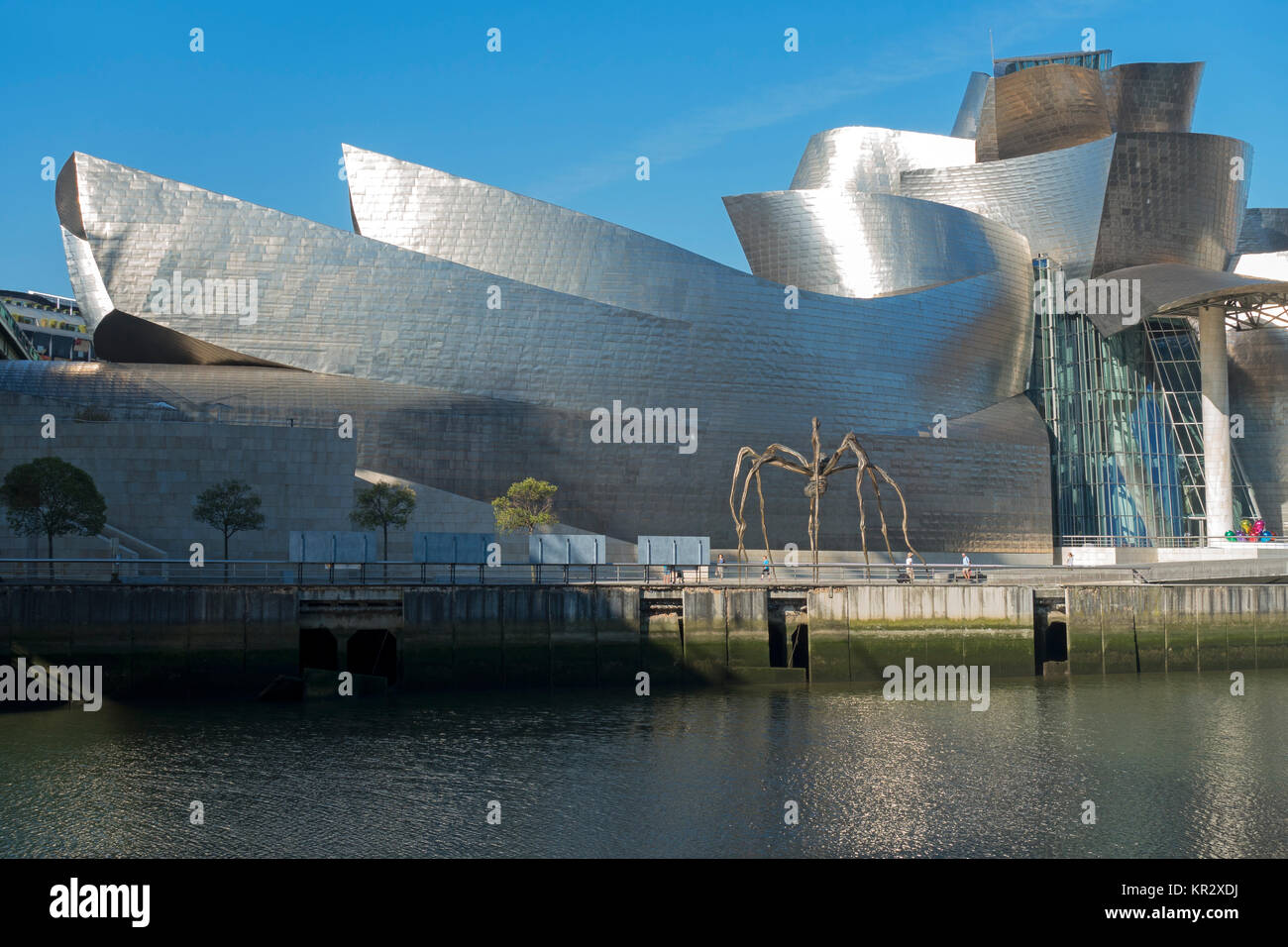Guggenheim Museum Bilbao.Spain.Architect:Frank Gehry Stock Photo - Alamy