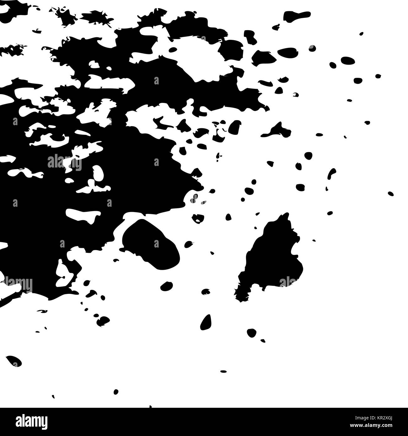 Black ink paint explosion splatter artistic cover design sketch ...