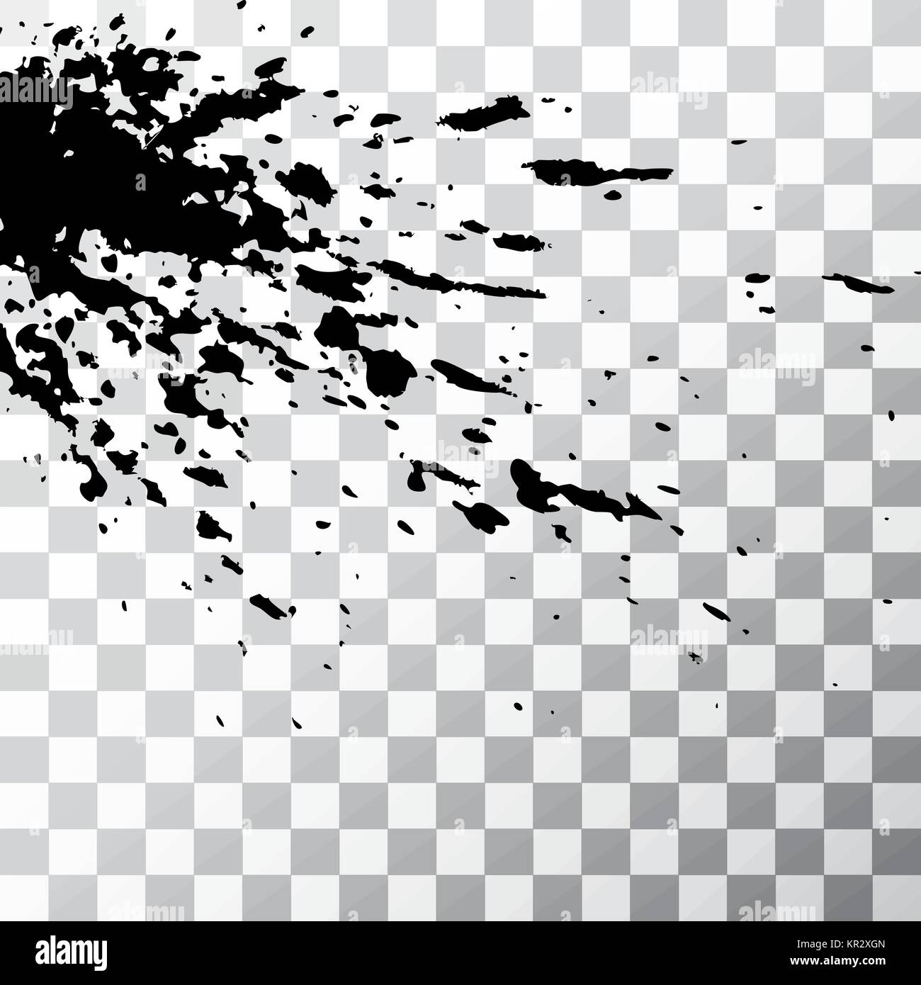 Black ink paint explosion splatter artistic cover design sketch ...