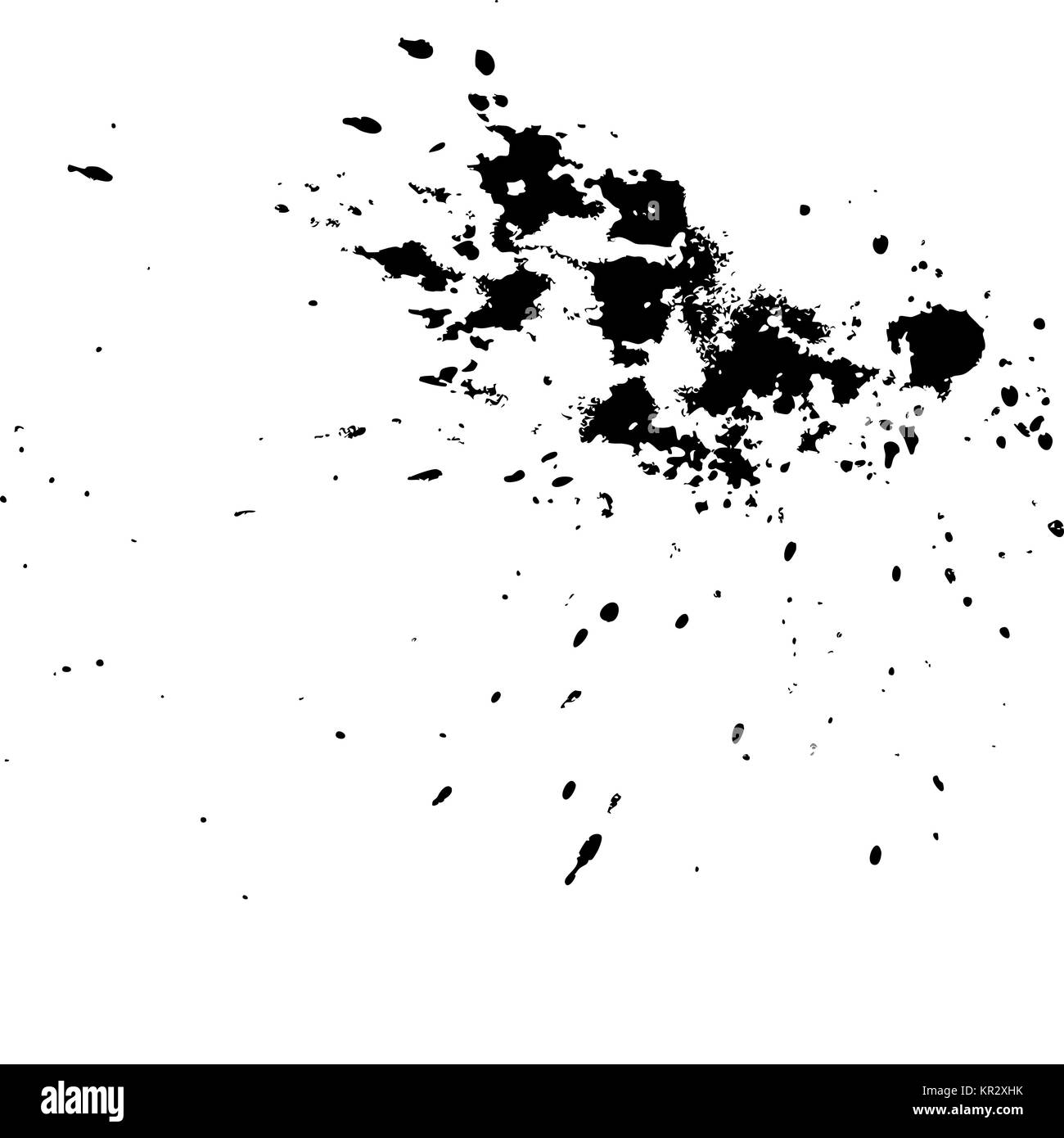 Black ink paint explosion splatter artistic cover design sketch ...