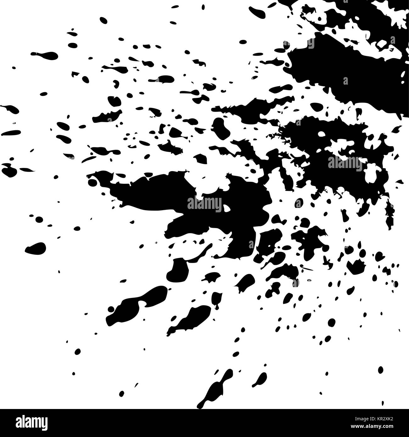 Black ink paint explosion splatter artistic cover design sketch ...