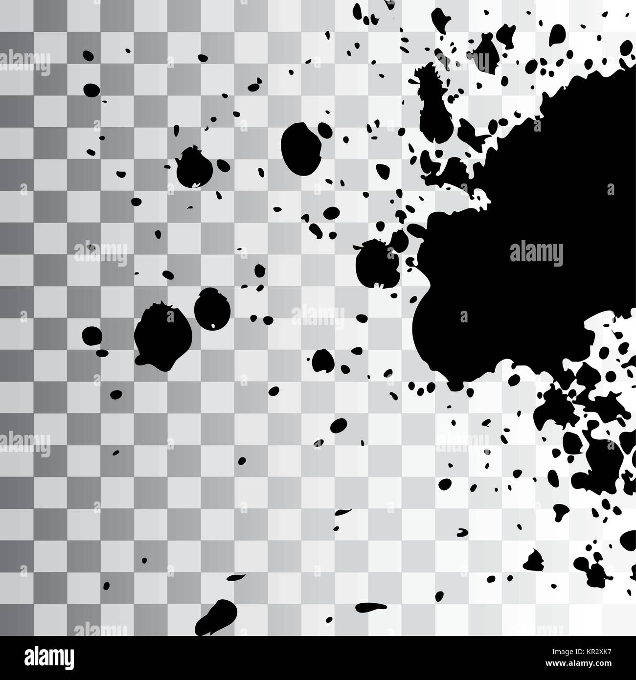 Black ink paint explosion splatter artistic cover design sketch ...