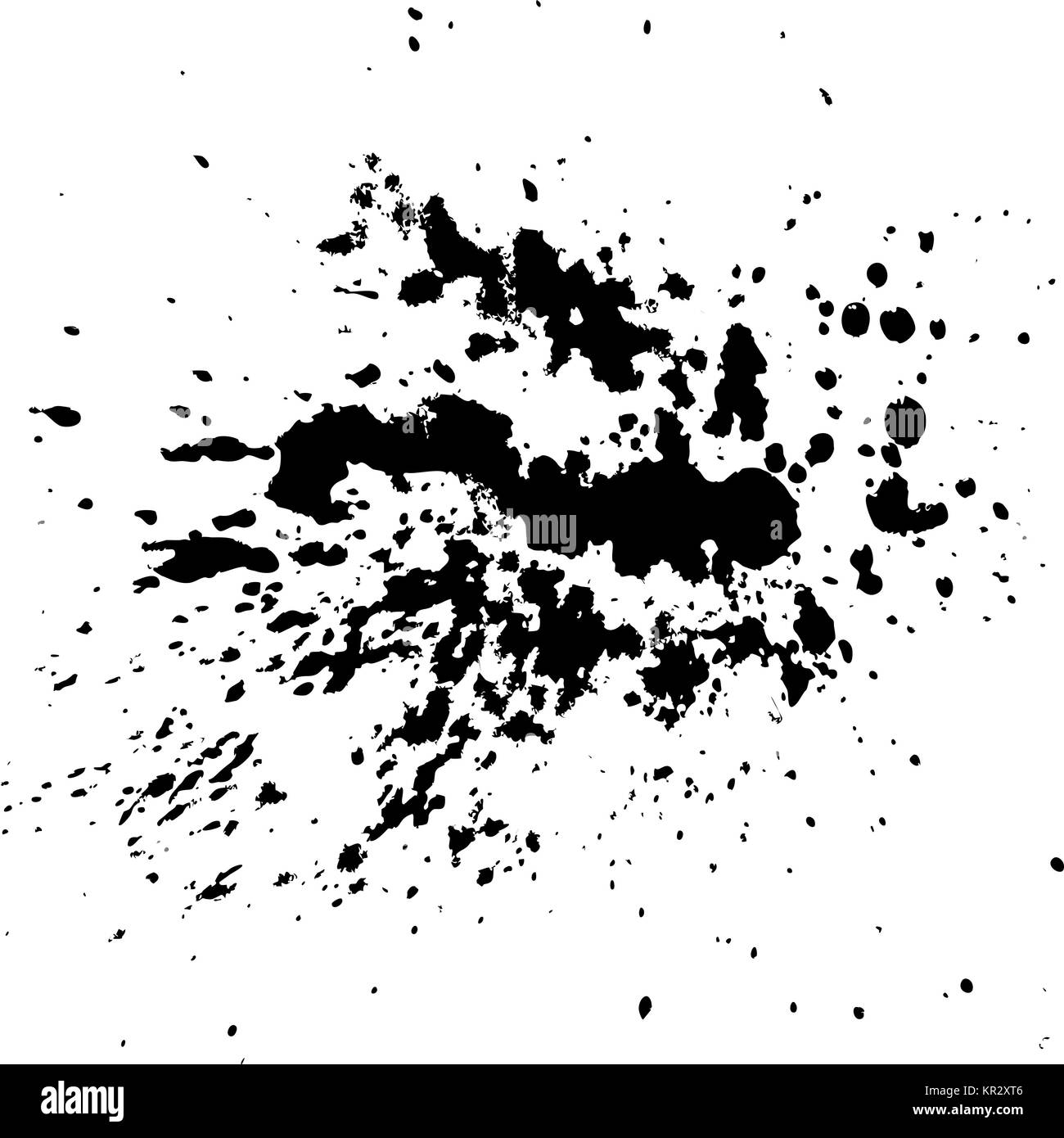 Black ink paint explosion splatter artistic cover design sketch ...