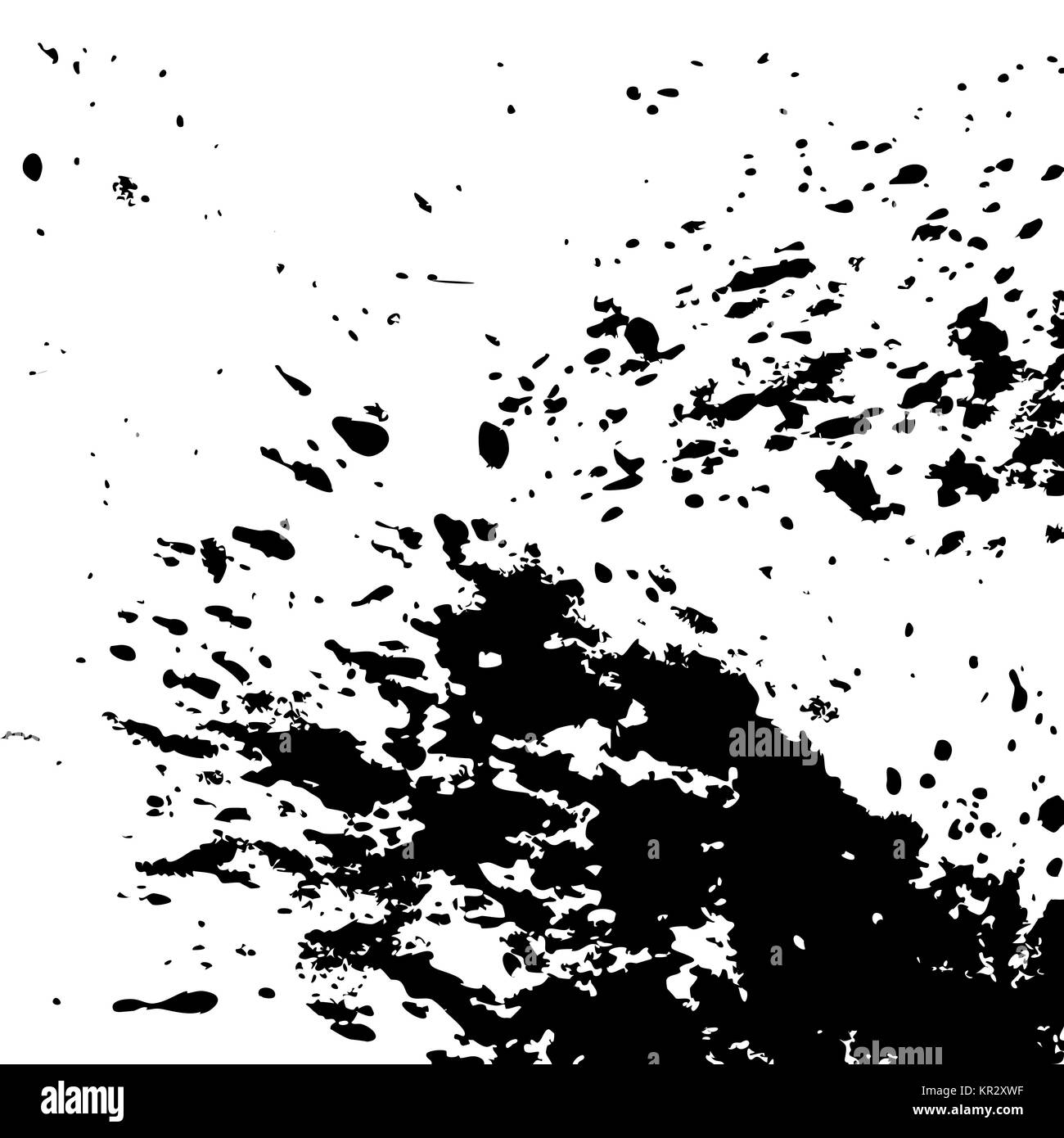 Black ink paint explosion splatter artistic cover design sketch ...