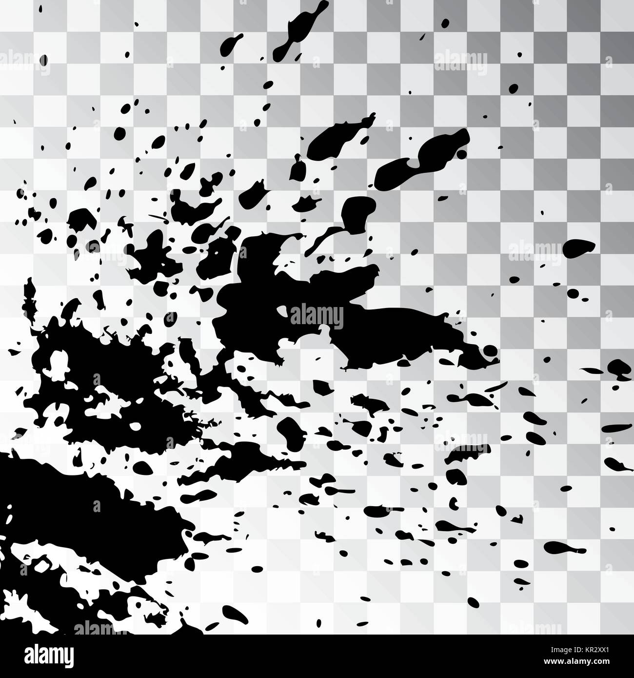 Black ink paint explosion splatter artistic cover design sketch ...