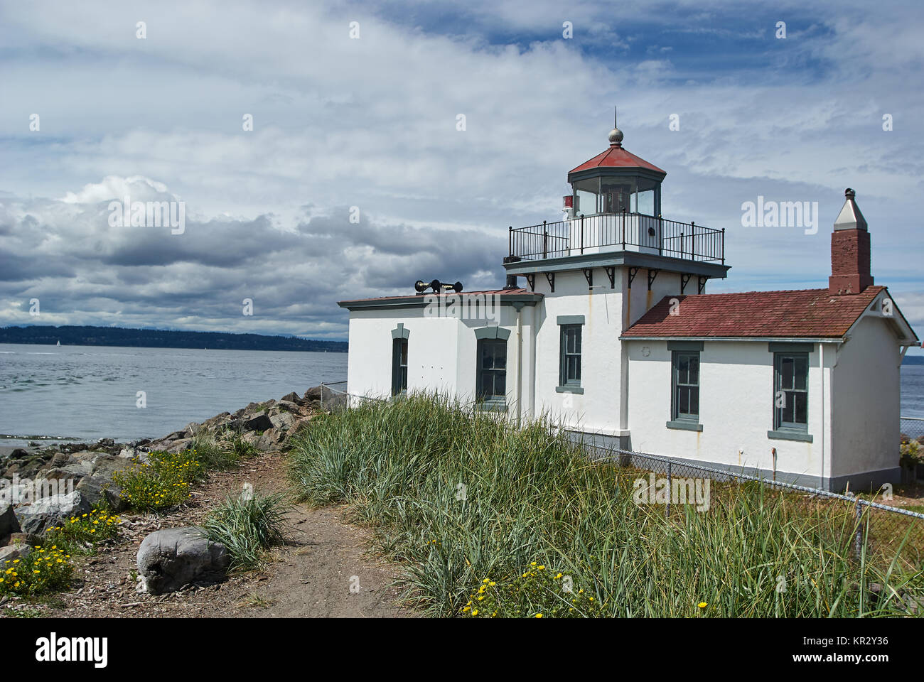 Images from Discovery Park, Seattle, Washington. Around the beach near ...