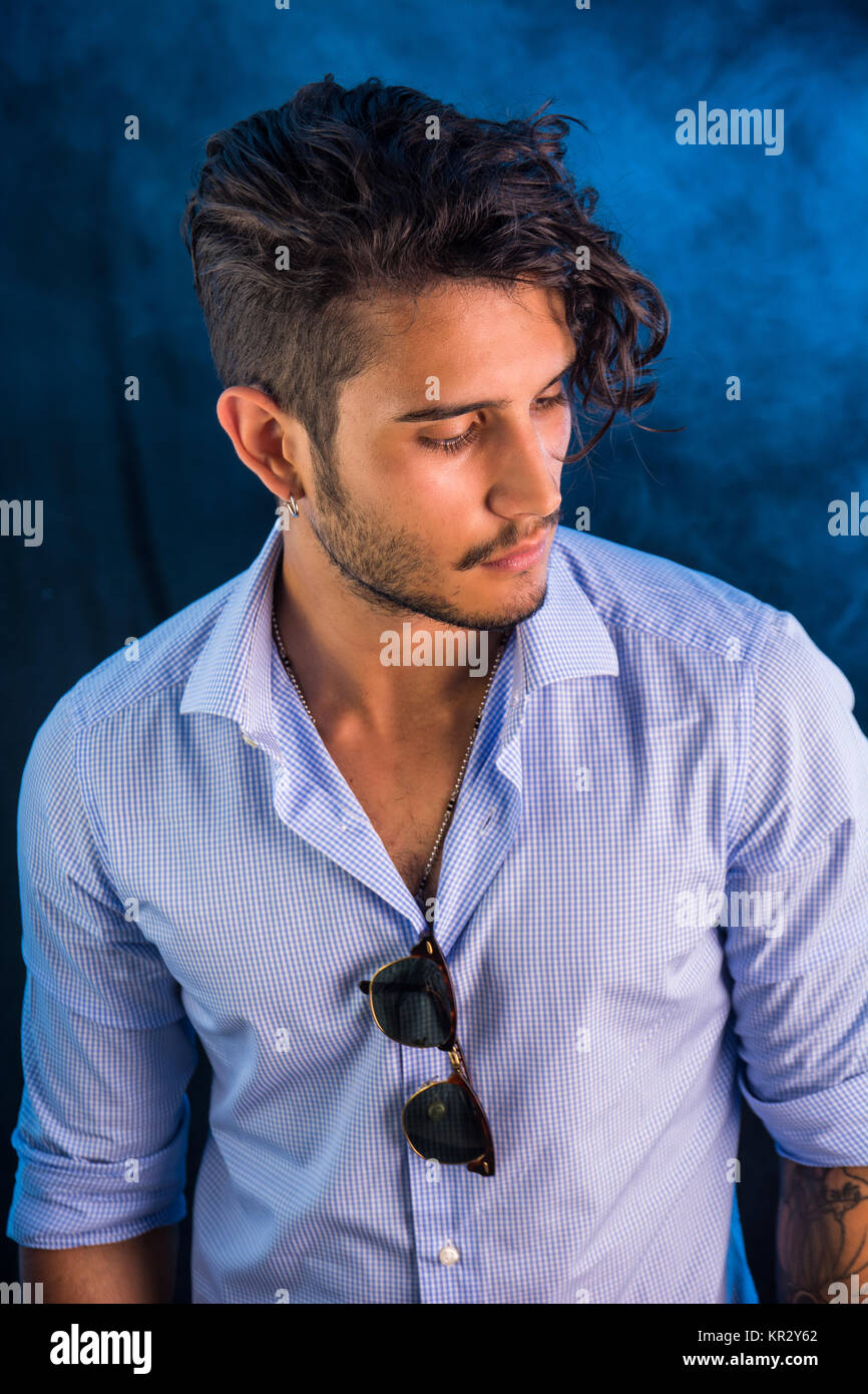 Studio indoor portrait young hi-res stock photography and images - Alamy