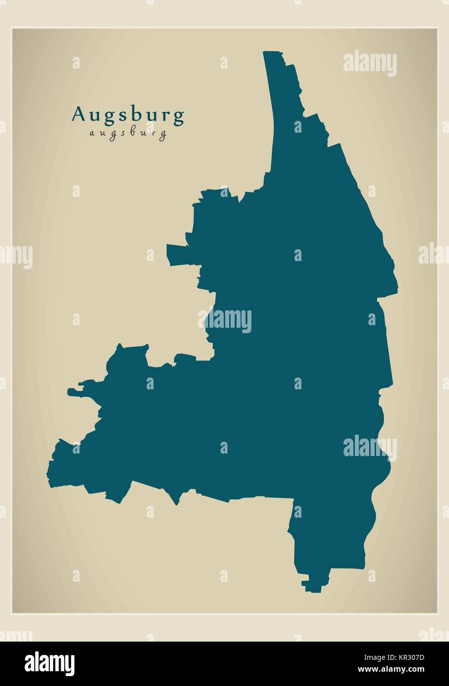 Map Of Augsburg High Resolution Stock Photography and Images - Alamy