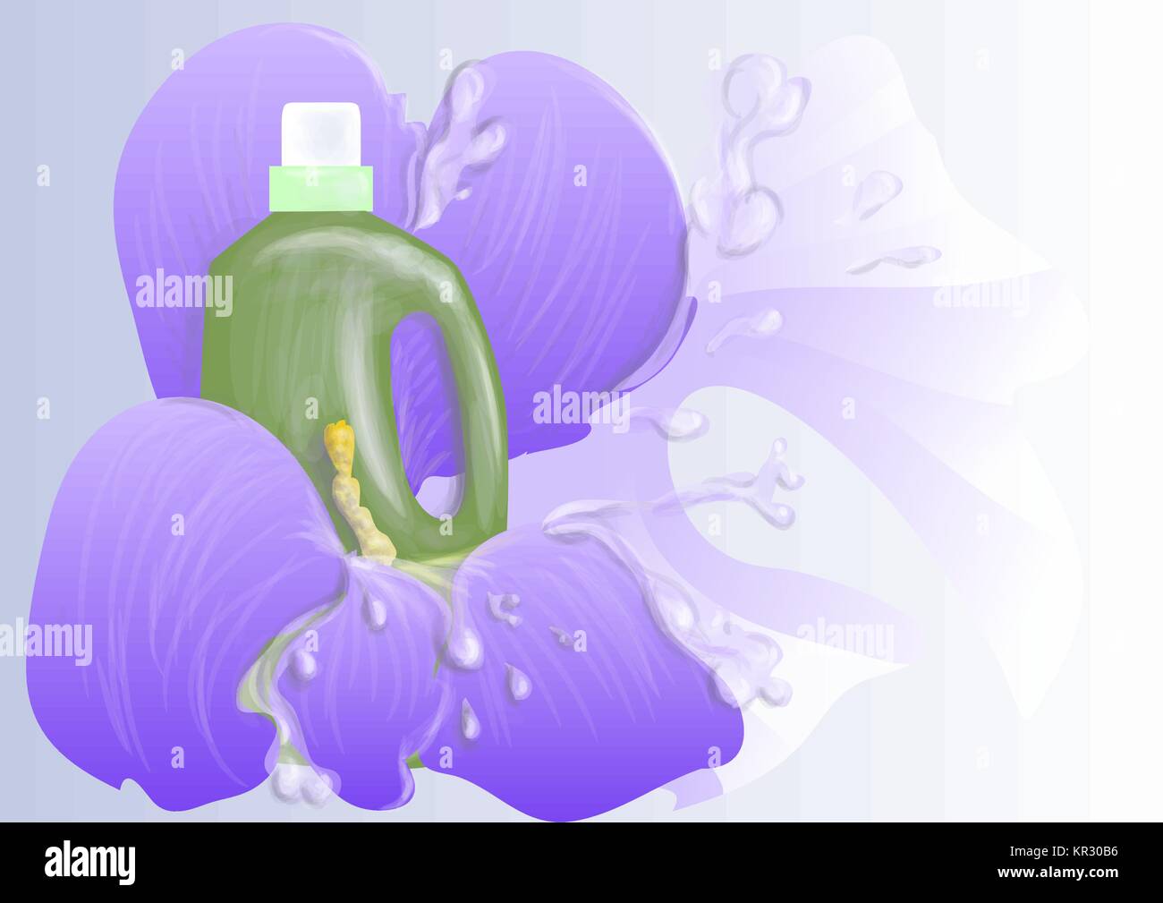 cleaning products. abstract bottles of detergent Stock Vector Image ...