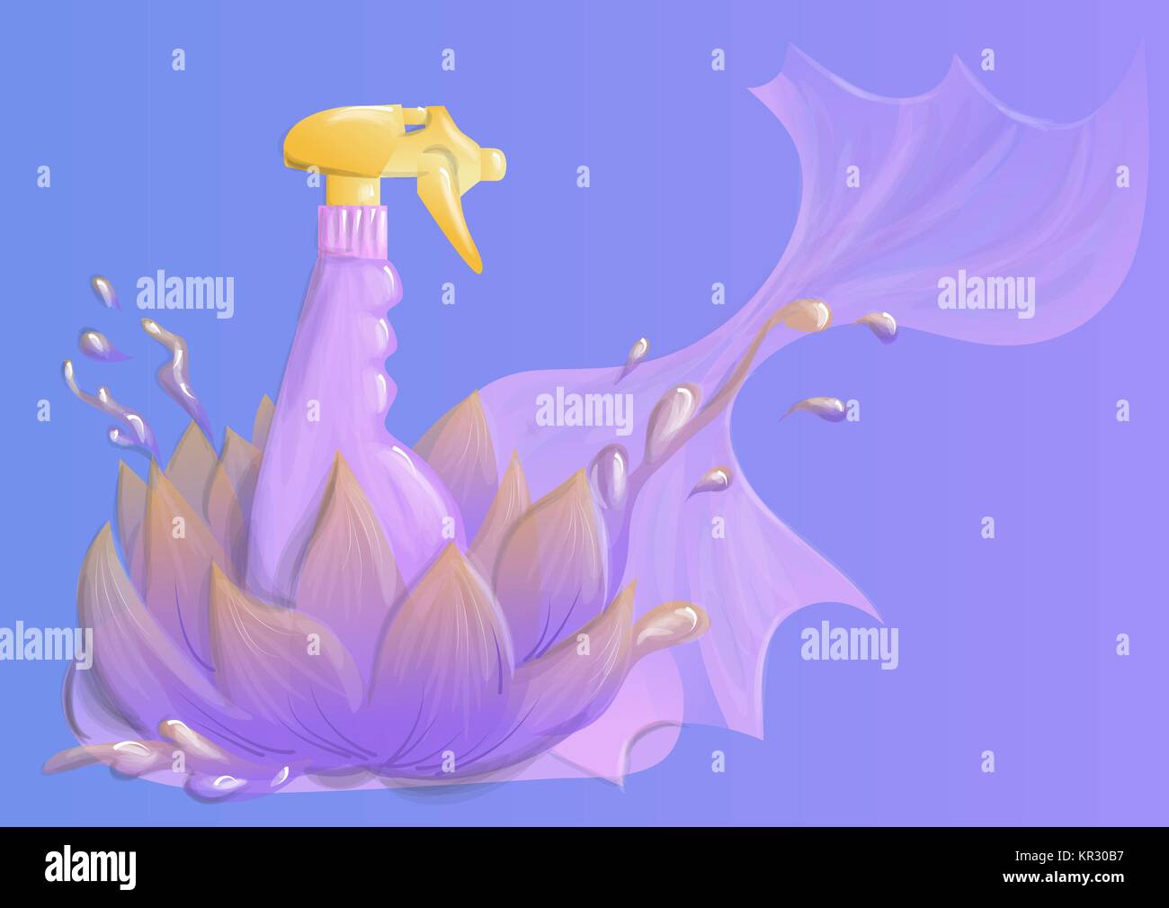 cleaning products. abstract bottles of detergent Stock Vector Image ...