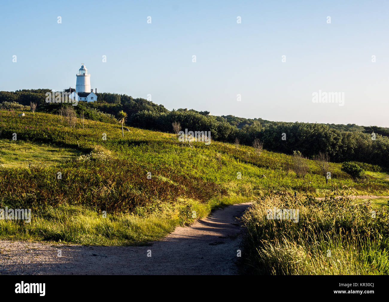 St Agnes Lighthouse, Scilly Isles Stock Photo - Alamy