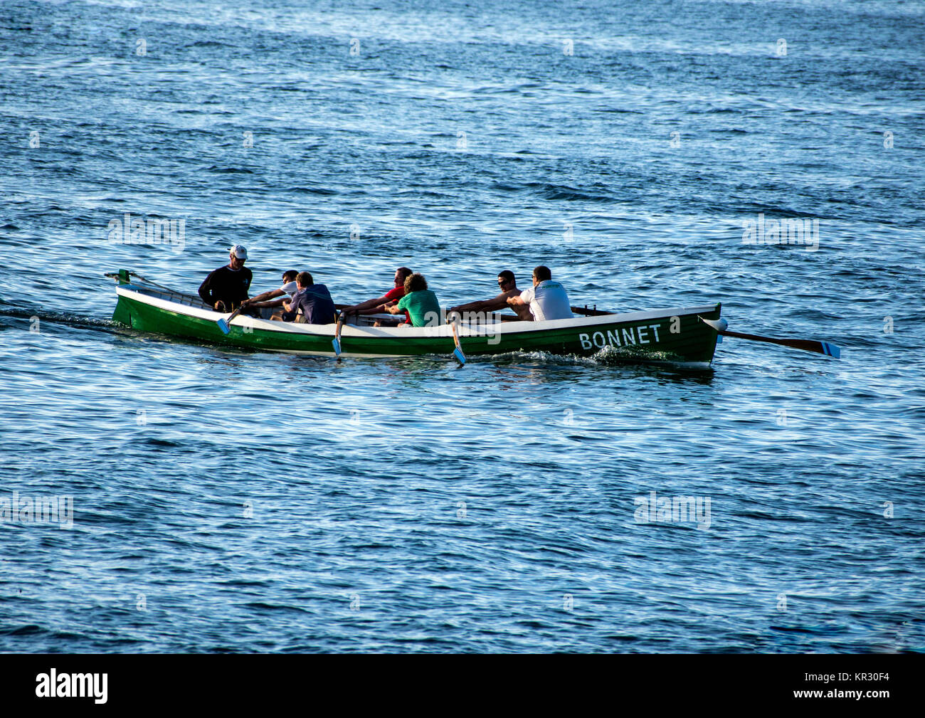 Gig Racing Boat Stock Photo - Alamy