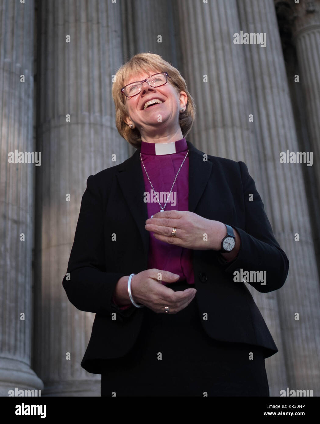 The new Bishop of London, the Right Reverend Sarah Elisabeth Mullally ...