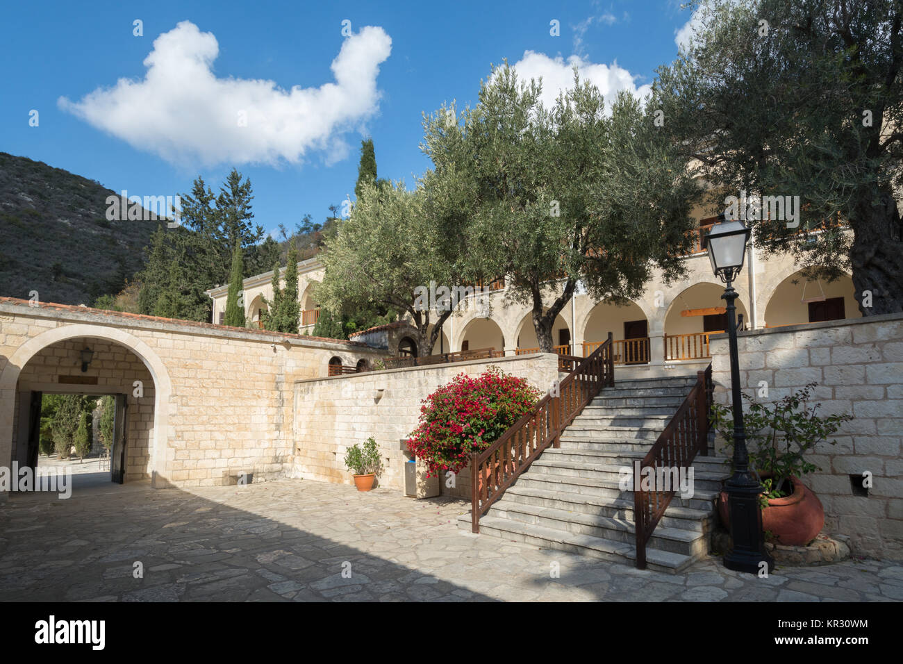 Ayios Neophytos Monastery near Tala in Cyprus Stock Photo - Alamy