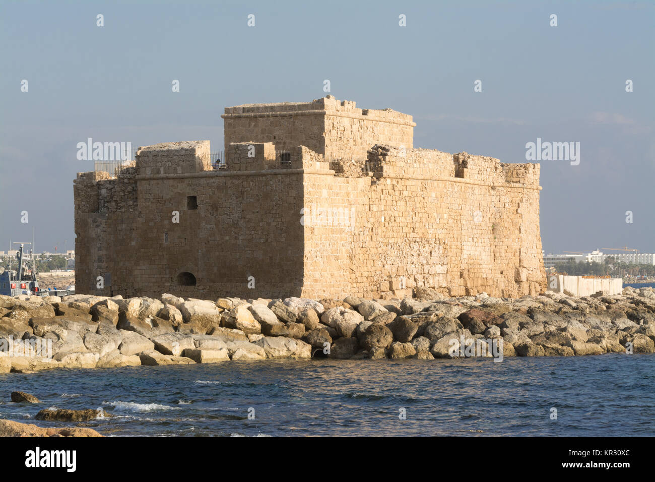 Paphos Castle on the harbour, Paphos, Cyprus Stock Photo - Alamy