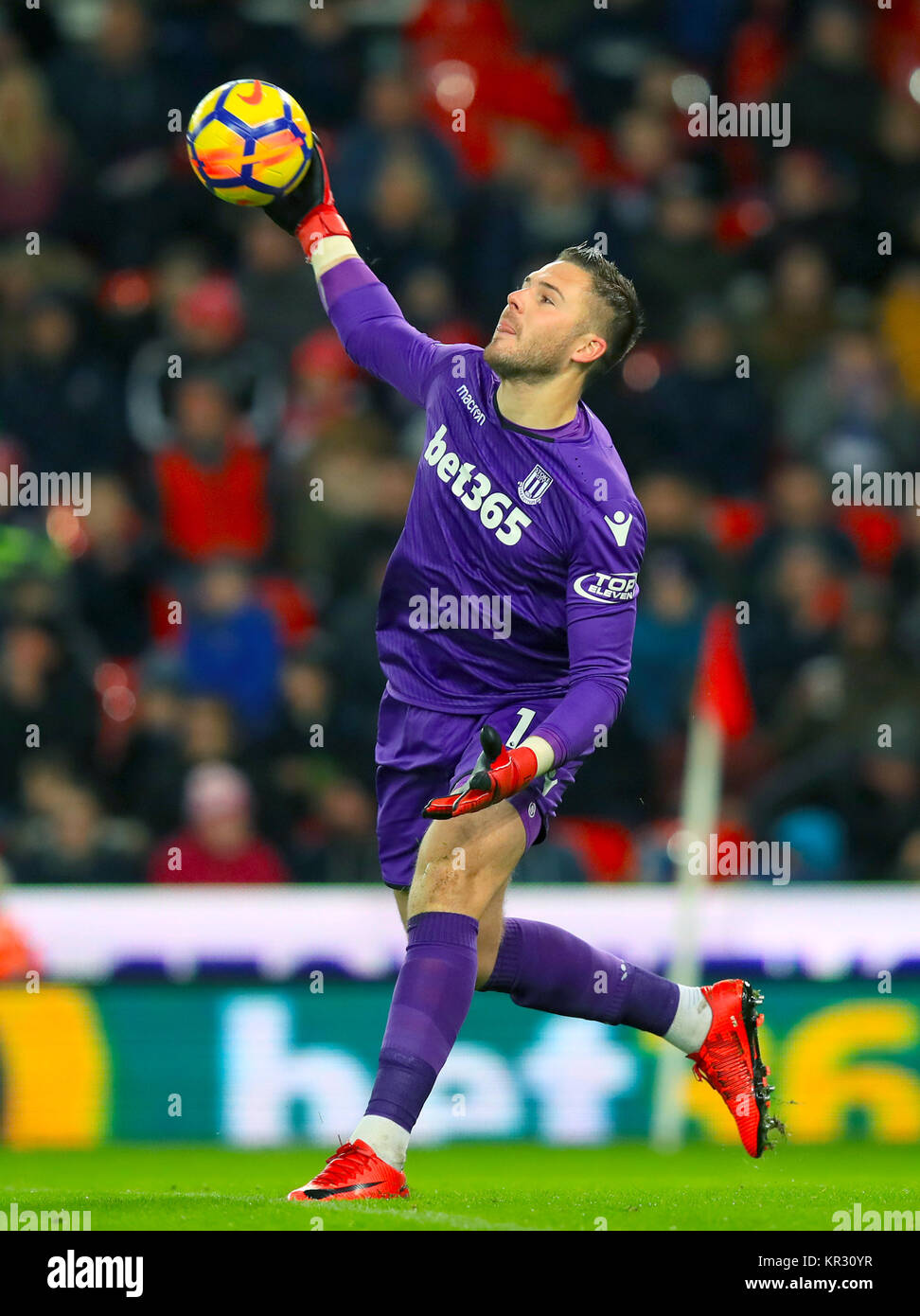 Stoke City goalkeeper Jack Butland Stock Photo - Alamy
