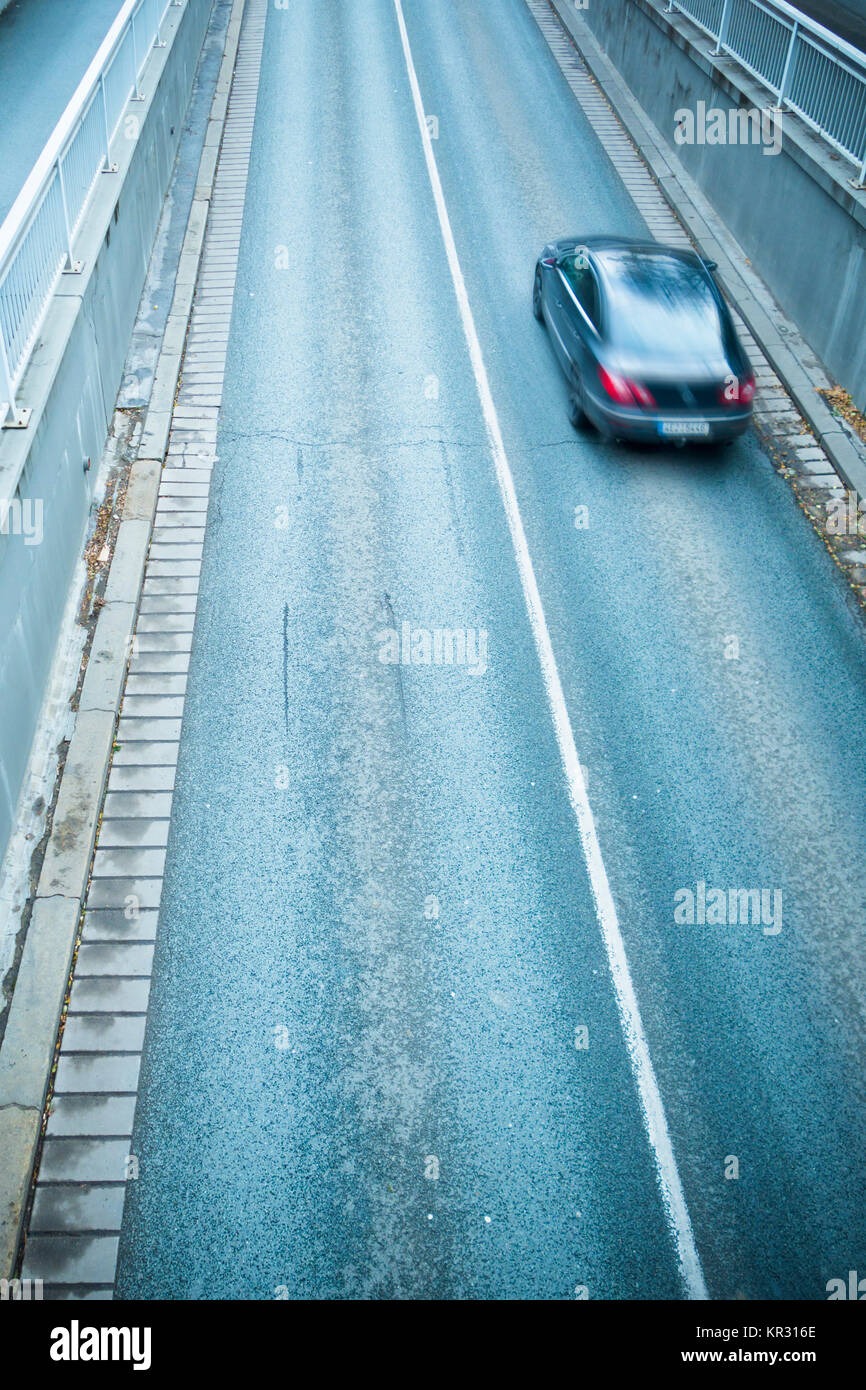 Car fast road hi-res stock photography and images - Alamy
