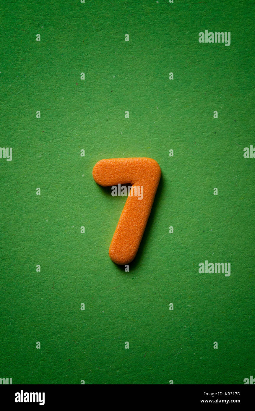 Number seven hi-res stock photography and images - Alamy