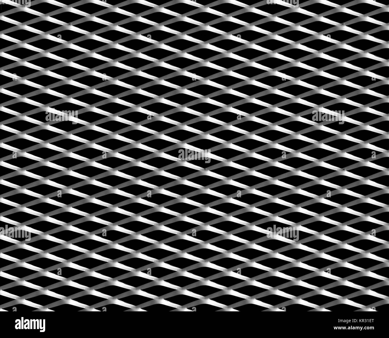 Metal grid background, stainless steel grid surface Stock Photo - Alamy