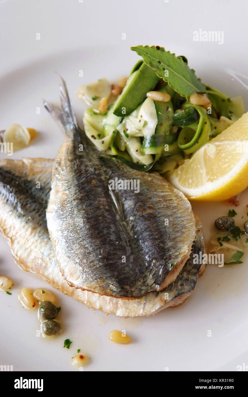 2 Fore Street, Mousehole, Cornwall with owner/chef Joe Wardell Stock ...