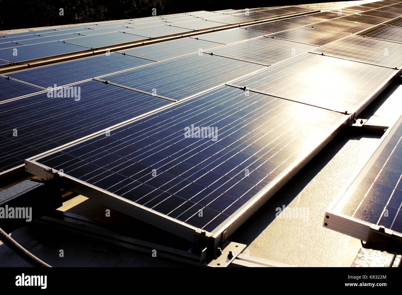 THESE SOLAR PANELS WERE INSTALLED ON A COMMERCIAL BUILDING TO SUPPLY ...