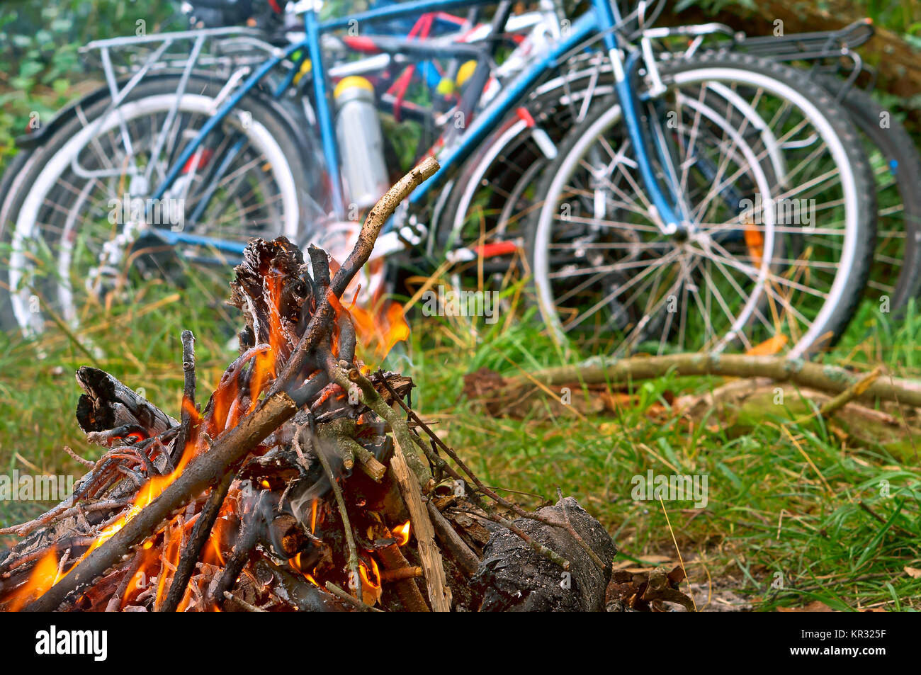 Cyclists with bike bags hi-res stock photography and images - Alamy