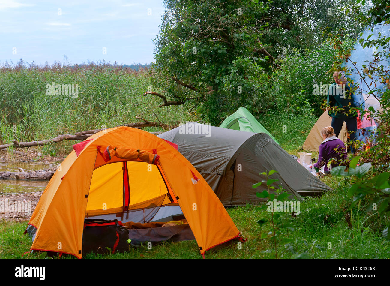 Summer camp wood hi-res stock photography and images - Alamy