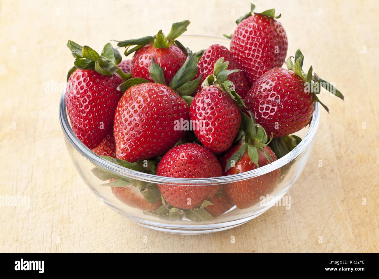 strawberries in bowl Stock Photo - Alamy