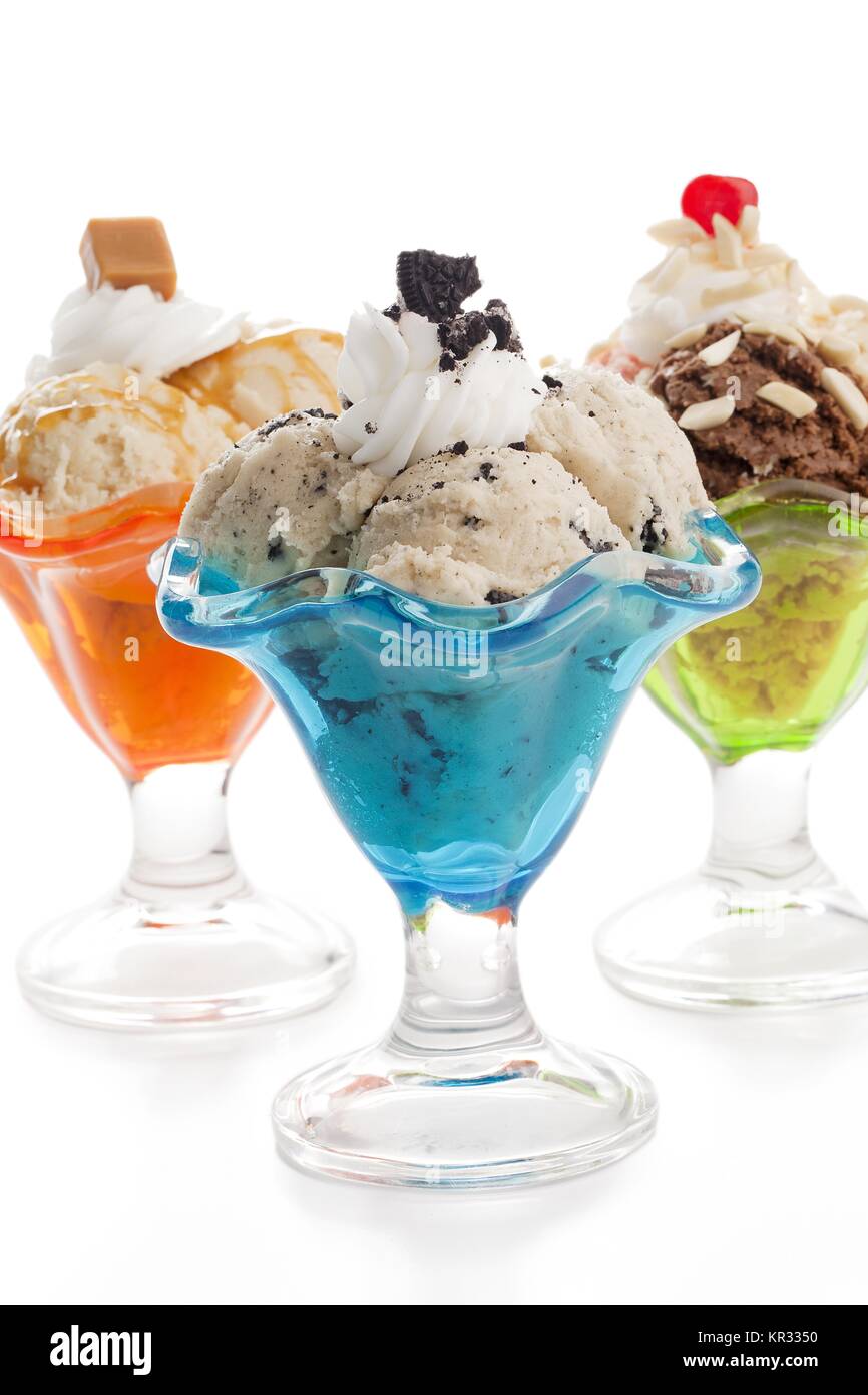 summer ice creams Stock Photo - Alamy