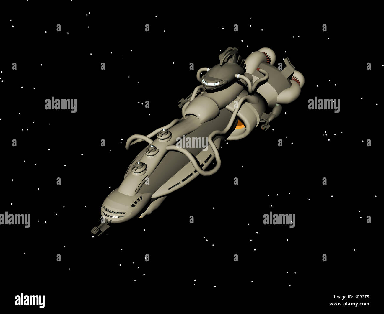 spacecraft in space Stock Photo - Alamy