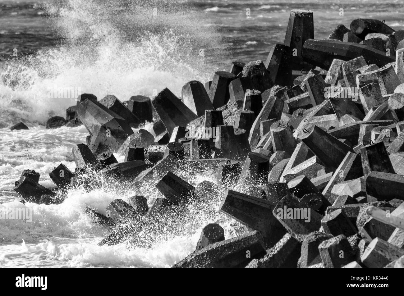 Block break Black and White Stock Photos & Images - Alamy