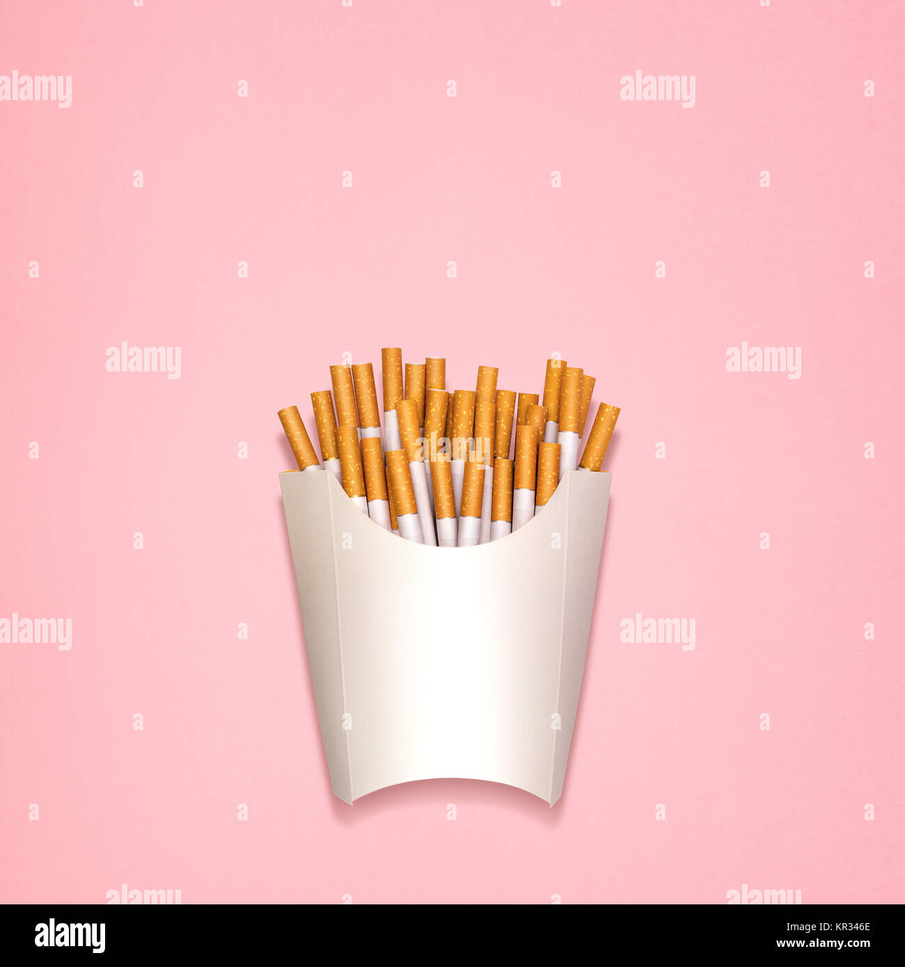 Unhealthy fast food cigarettes hi-res stock photography and images - Alamy