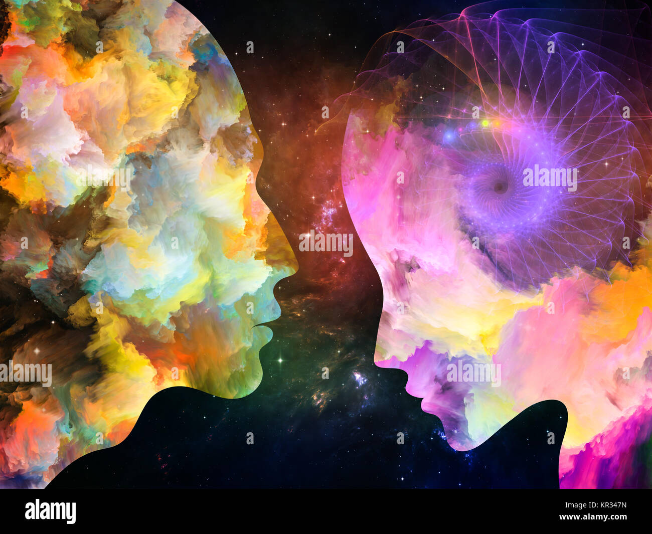 Paradigm of Inner Colors Stock Photo - Alamy