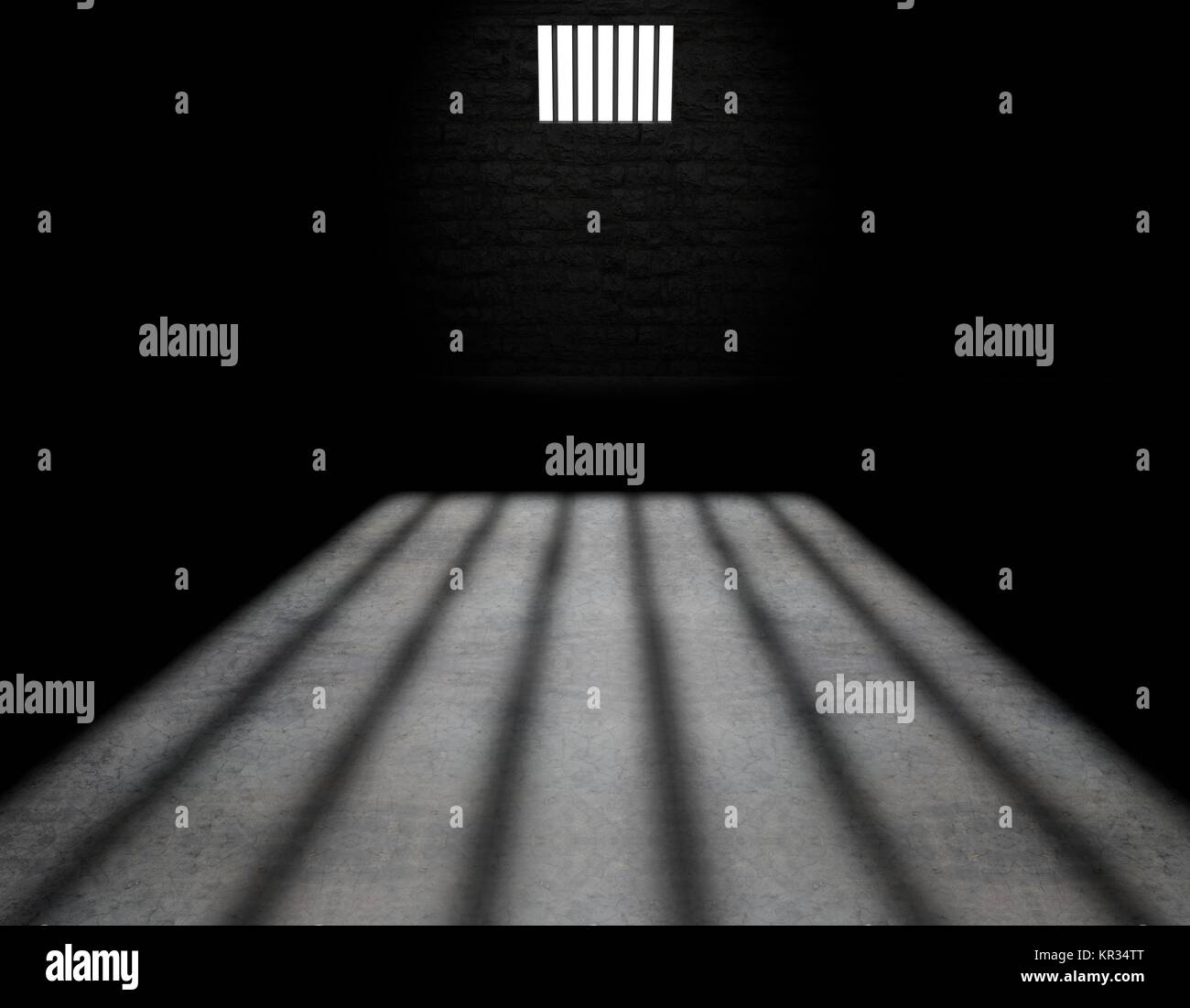 Prison cell, inside a prison cell Stock Photo - Alamy