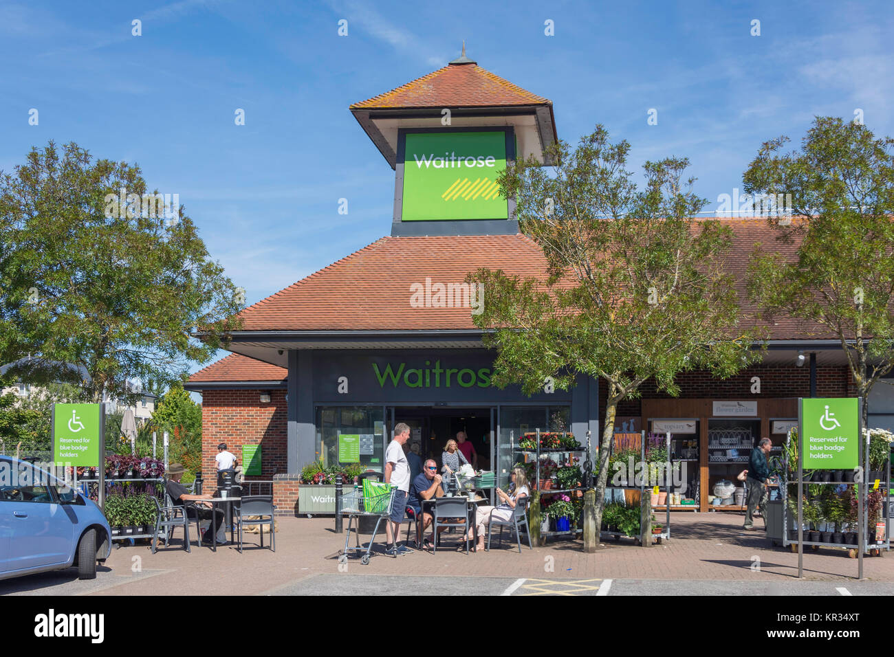 Waitrose Supermarket, Mont St Aignan Way, Edenbridge, Kent, England ...