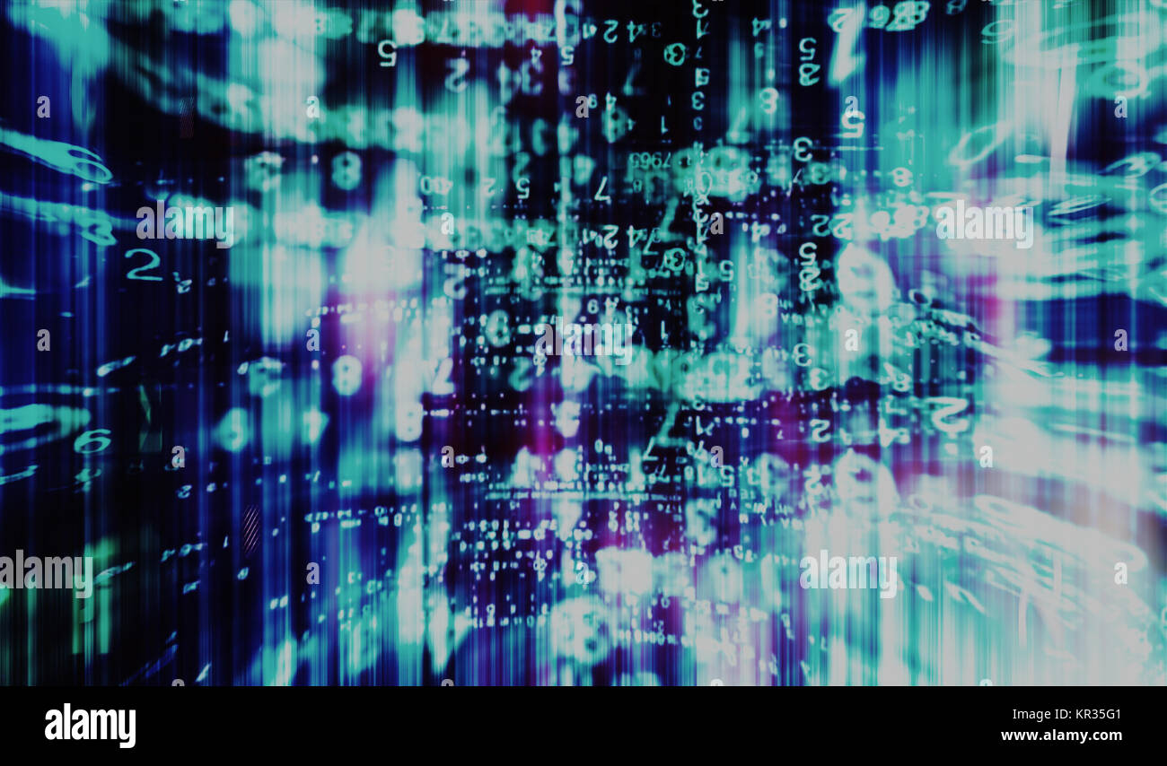 Inside computer matrix interlaced vintage abstraction background Stock ...