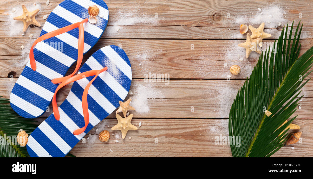 Colorful Flip Flops Stock Photo - Alamy