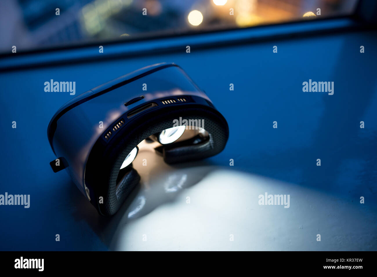 VR device light up at night Stock Photo - Alamy