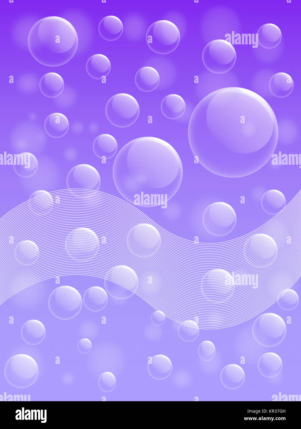 Air bubble on violet background Stock Photo - Alamy