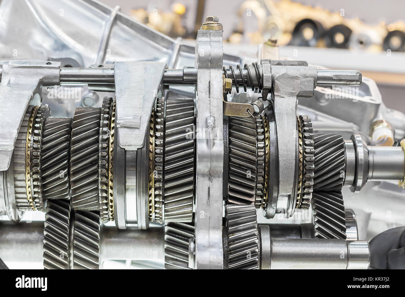 Close up cog wheels gears Stock Photo - Alamy
