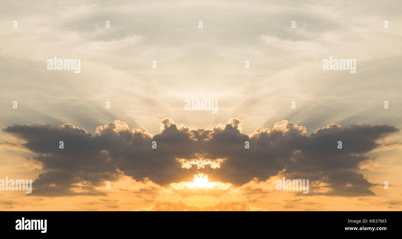 Dramatic sky at the sunset Stock Photo - Alamy
