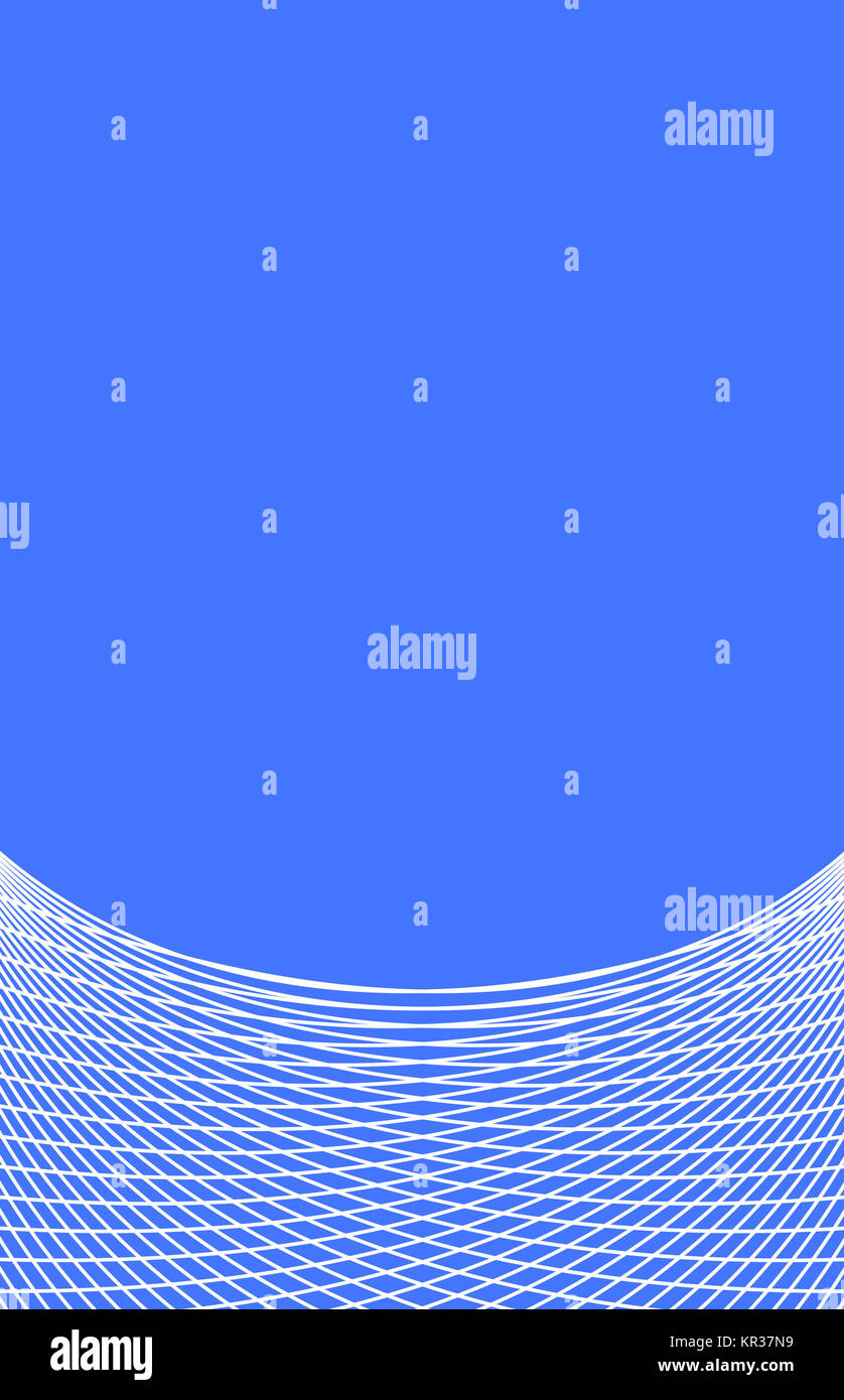 card with blue curved lines Stock Photo - Alamy